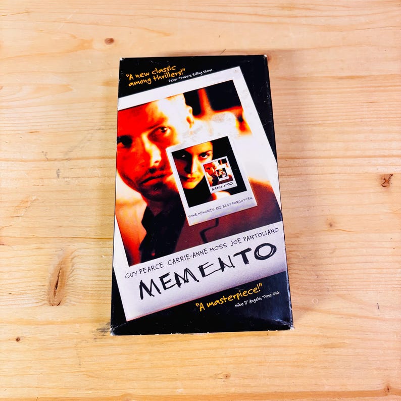 Memento VHS Tape - Etsy