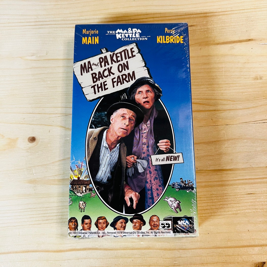 Ma and Pa Kettle Back on the Farm VHS Tape - Etsy