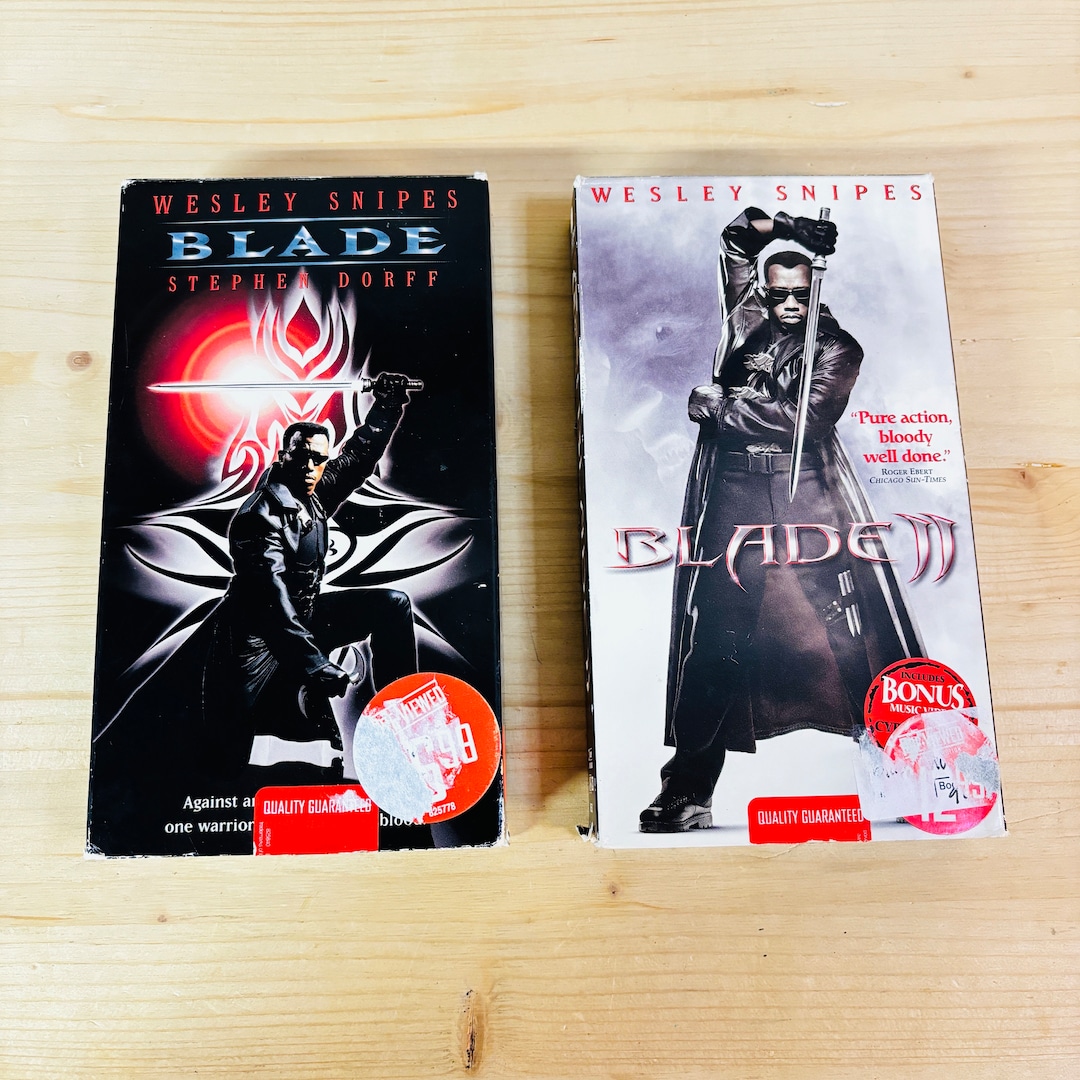 Blade 1 and 2 VHS Tapes - Etsy