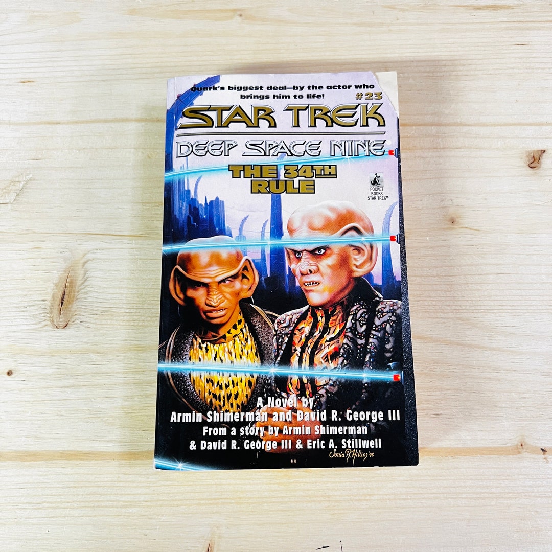 Star Trek Deep Space Nine the 34th Rule Paperback Book - Etsy