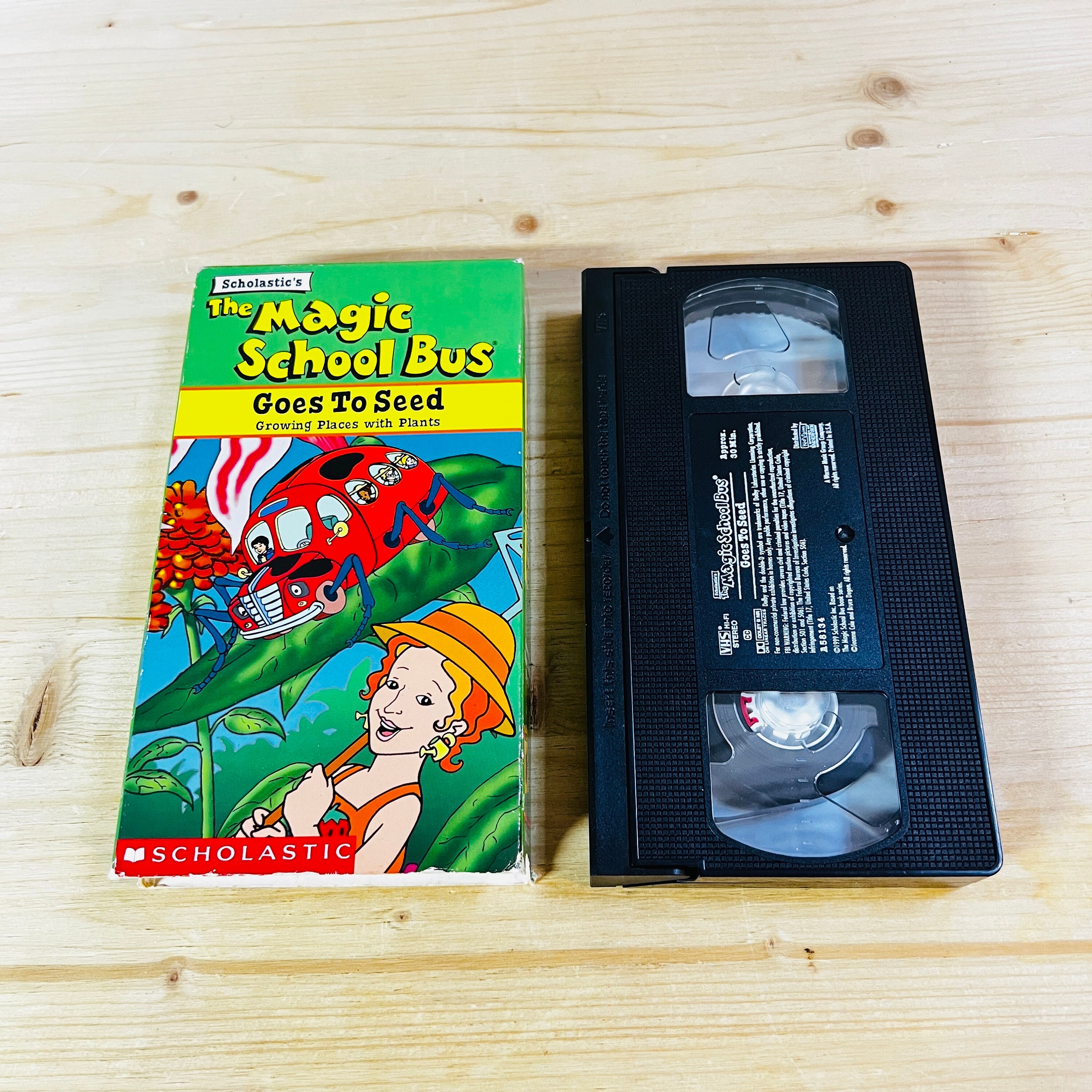 El Autobús Mágico Va A Seed Vhs Vintage Magic School Bus Goes To