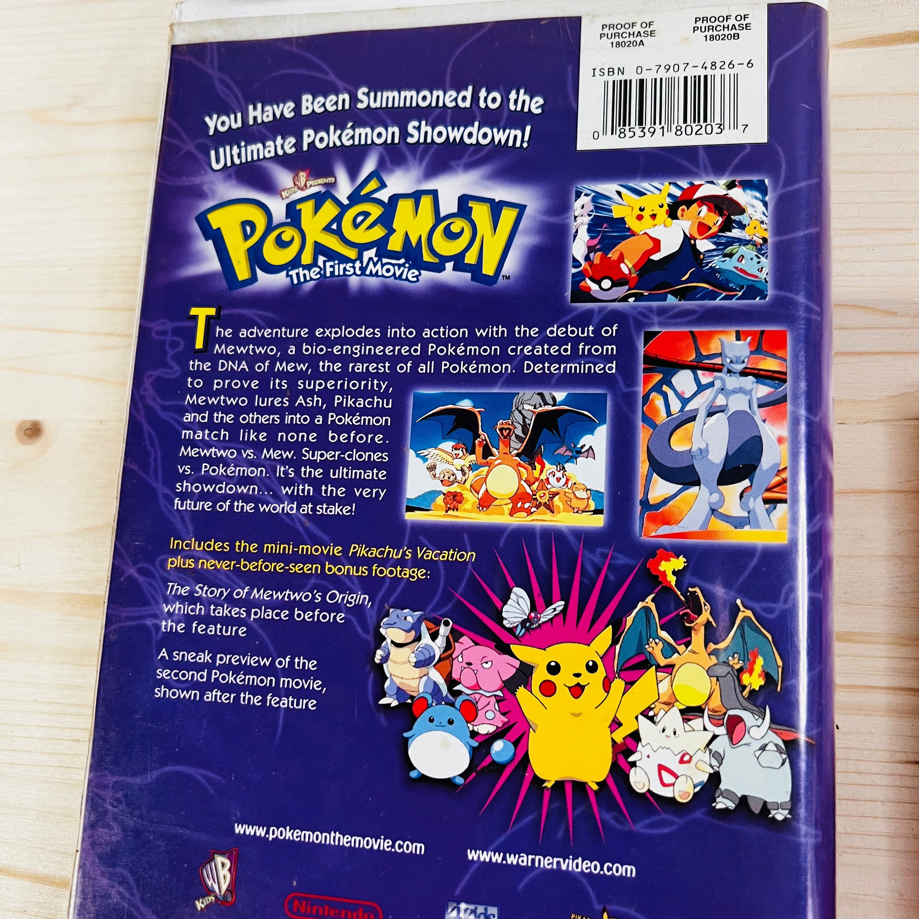Lot of 2 Pokémon VHS Tapes - Etsy