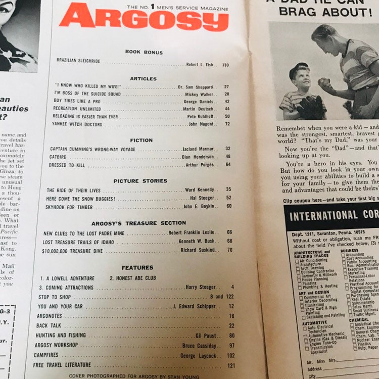 Argosy Magazine November 1965 - Etsy