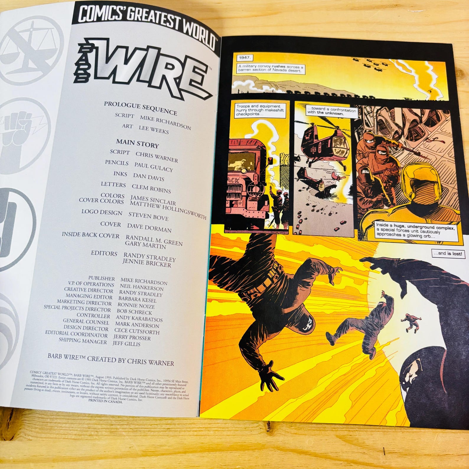 Barb Wire Comic - Etsy