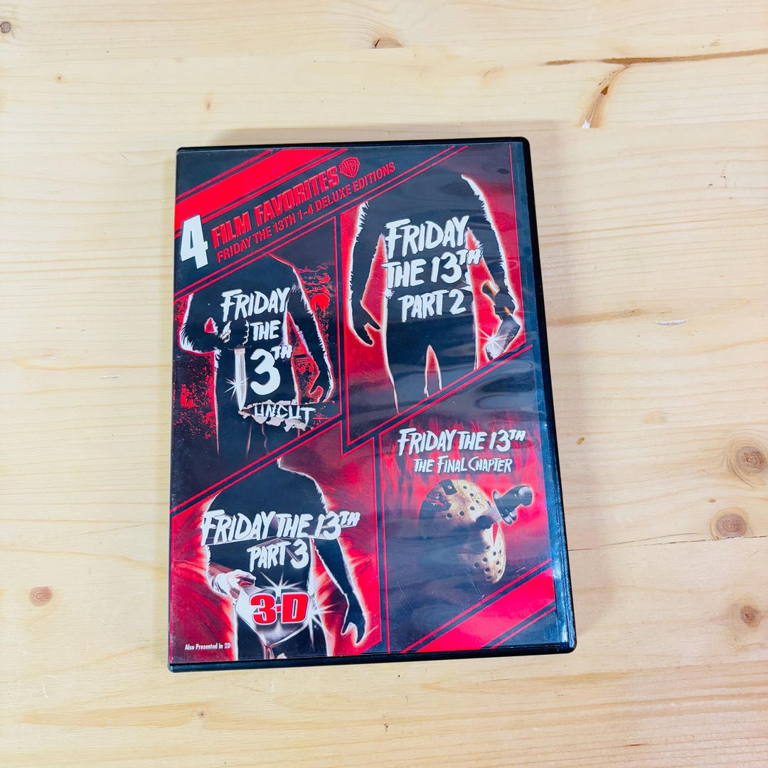 Friday the 13th Four Movie DVD Collection - Etsy