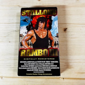Rambo 2 VHS Tape - Etsy