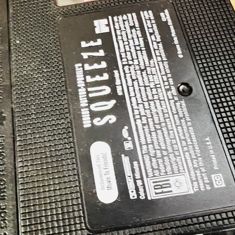 Squeeze VHS Tape - Etsy