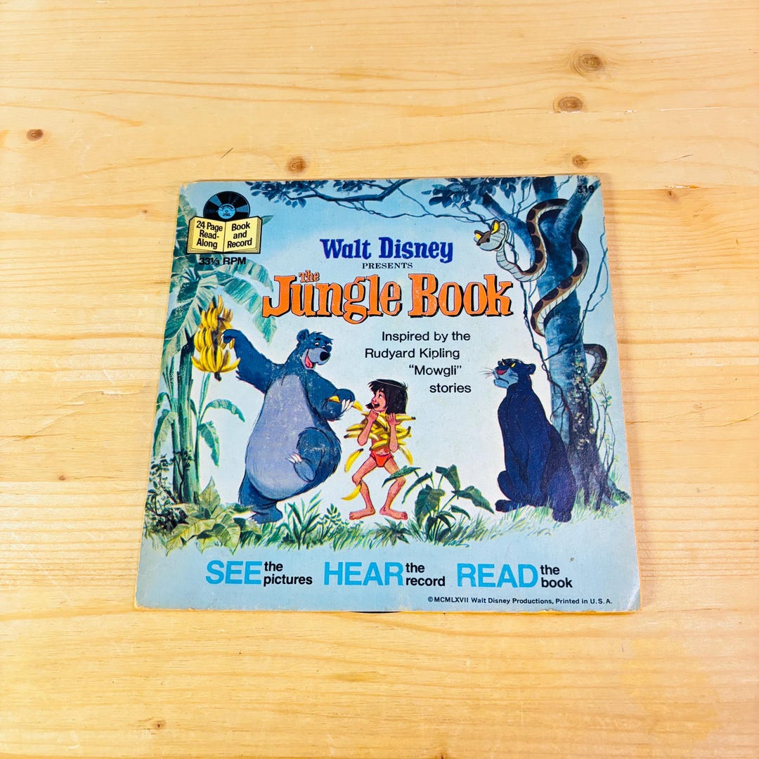 The Jungle Book Read Along Record Book - Etsy