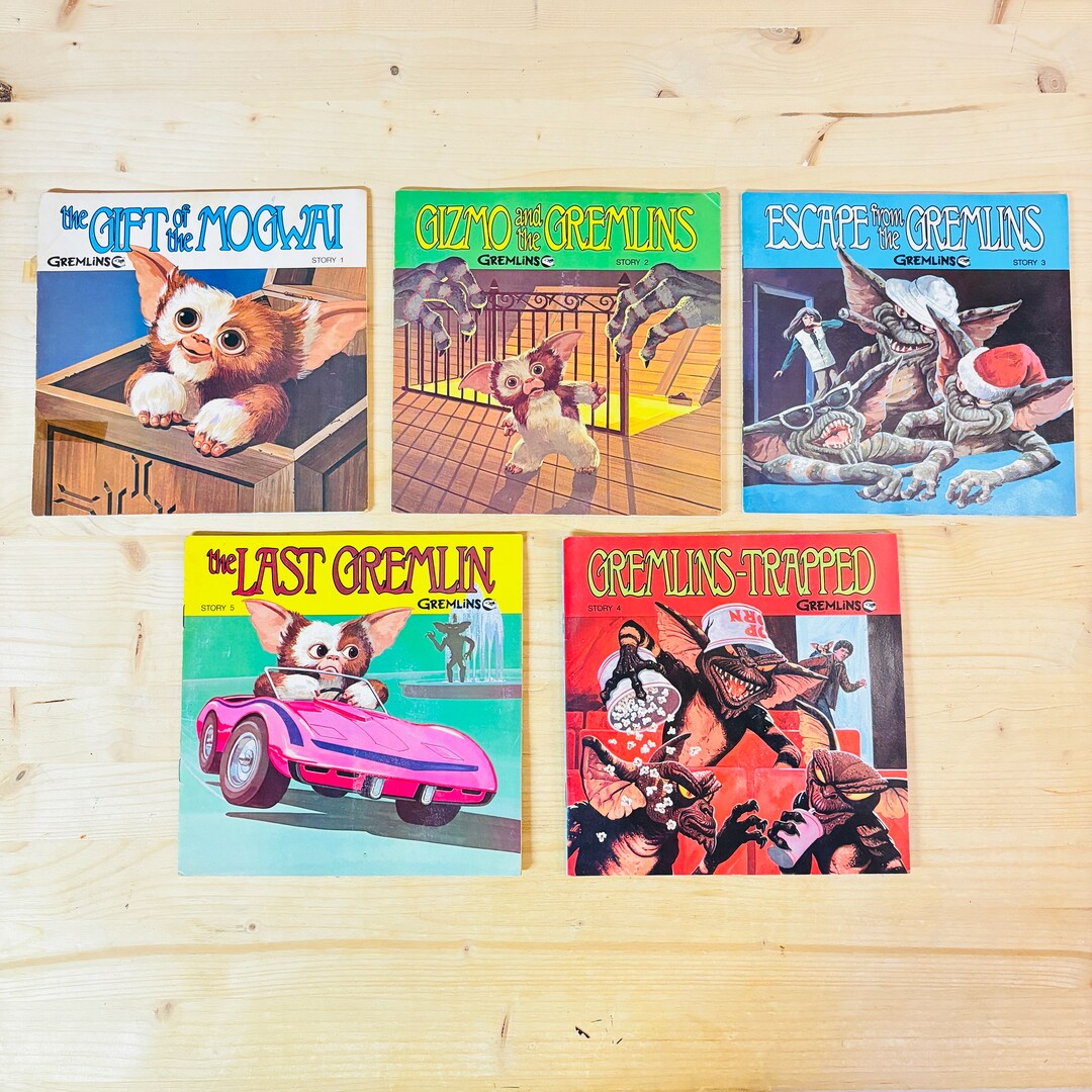Gremlin Adventures Read Along Record Books 1-5 - Etsy