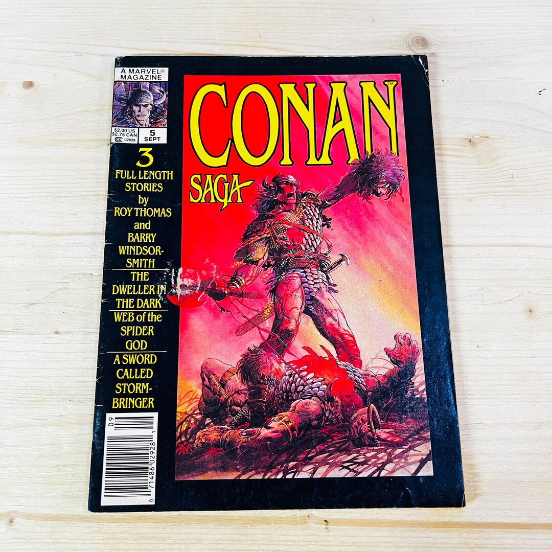 Conan Saga Comic Book Volume 1 Number 5 - Etsy