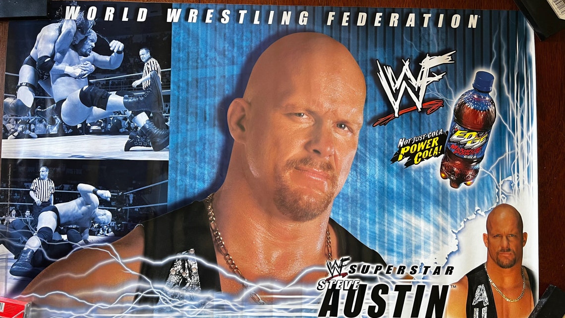 2000 Stone Cold Steve Austin RC Cola Promo Poster - Etsy