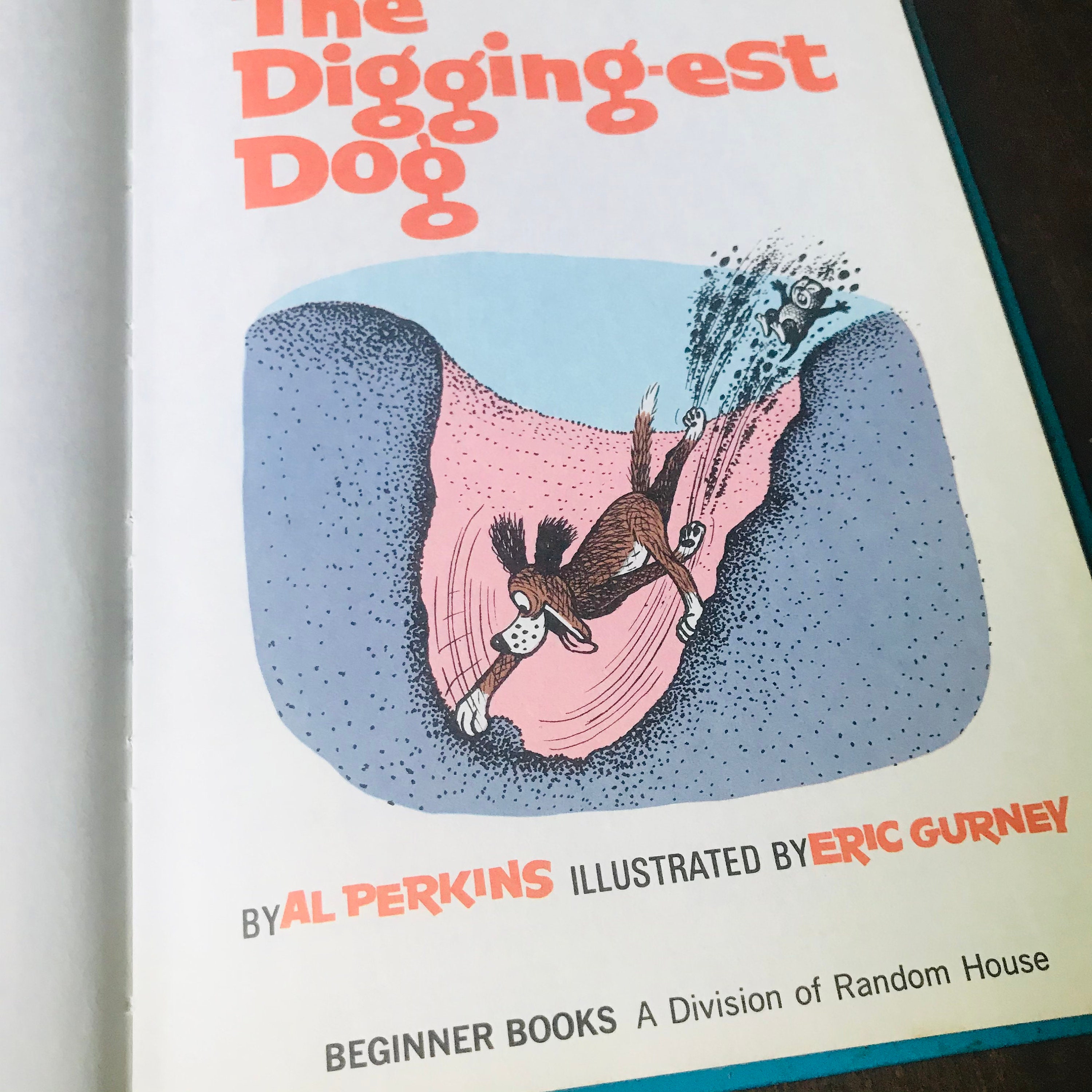 The Digging-est Dog By Dr Seuss 1967 | Etsy