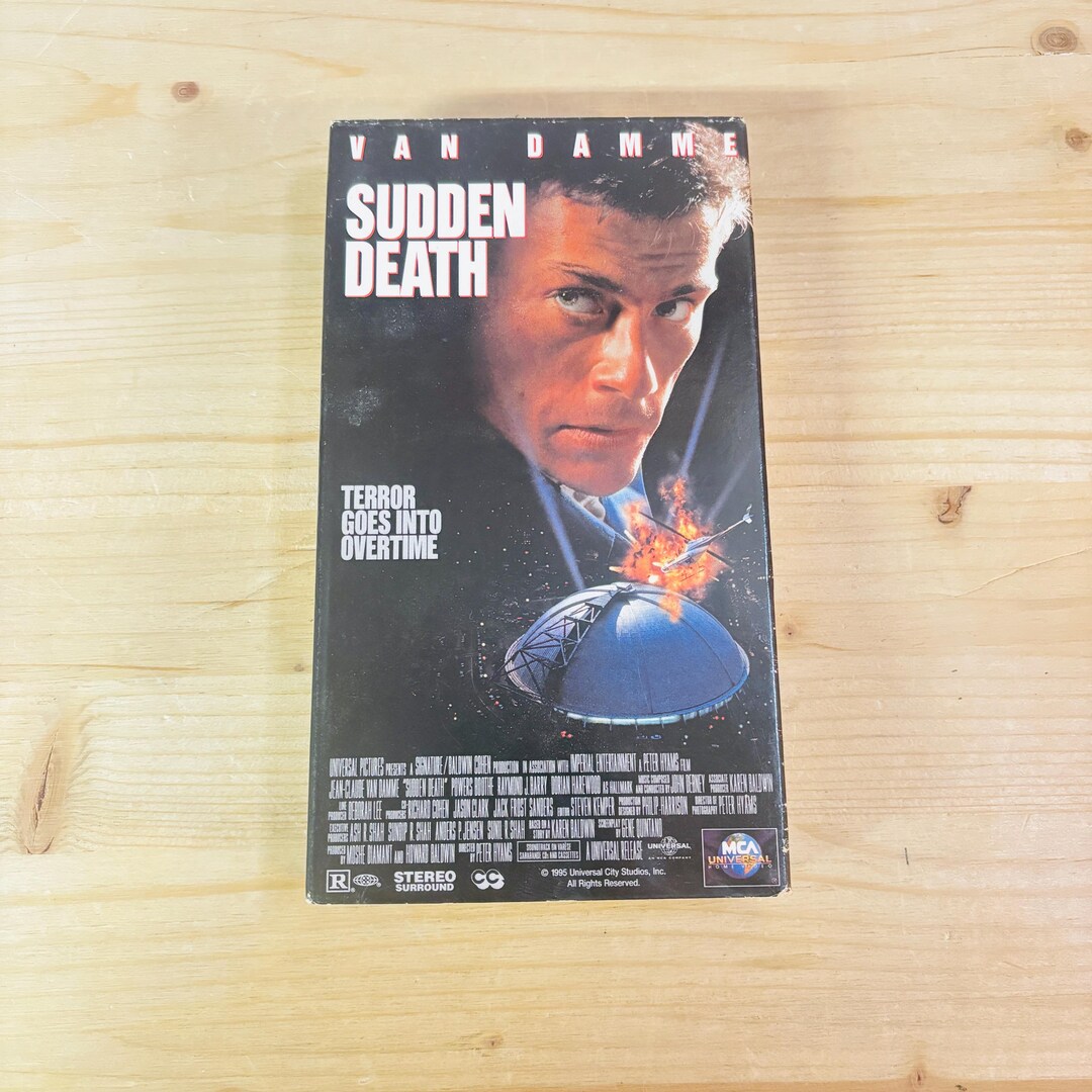 Sudden Death VHS Tape - Etsy