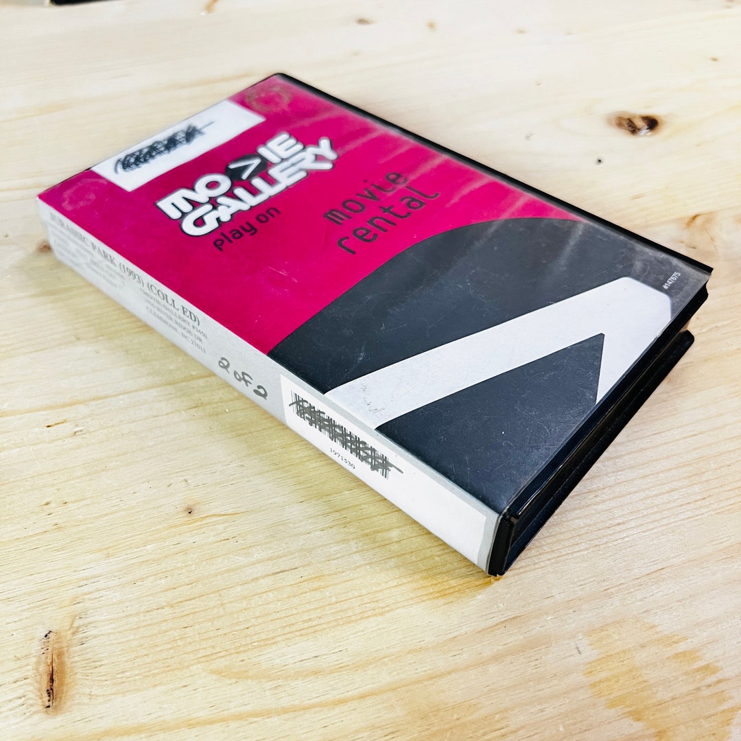 Jurassic Park Movie Gallery VHS Tape - Etsy