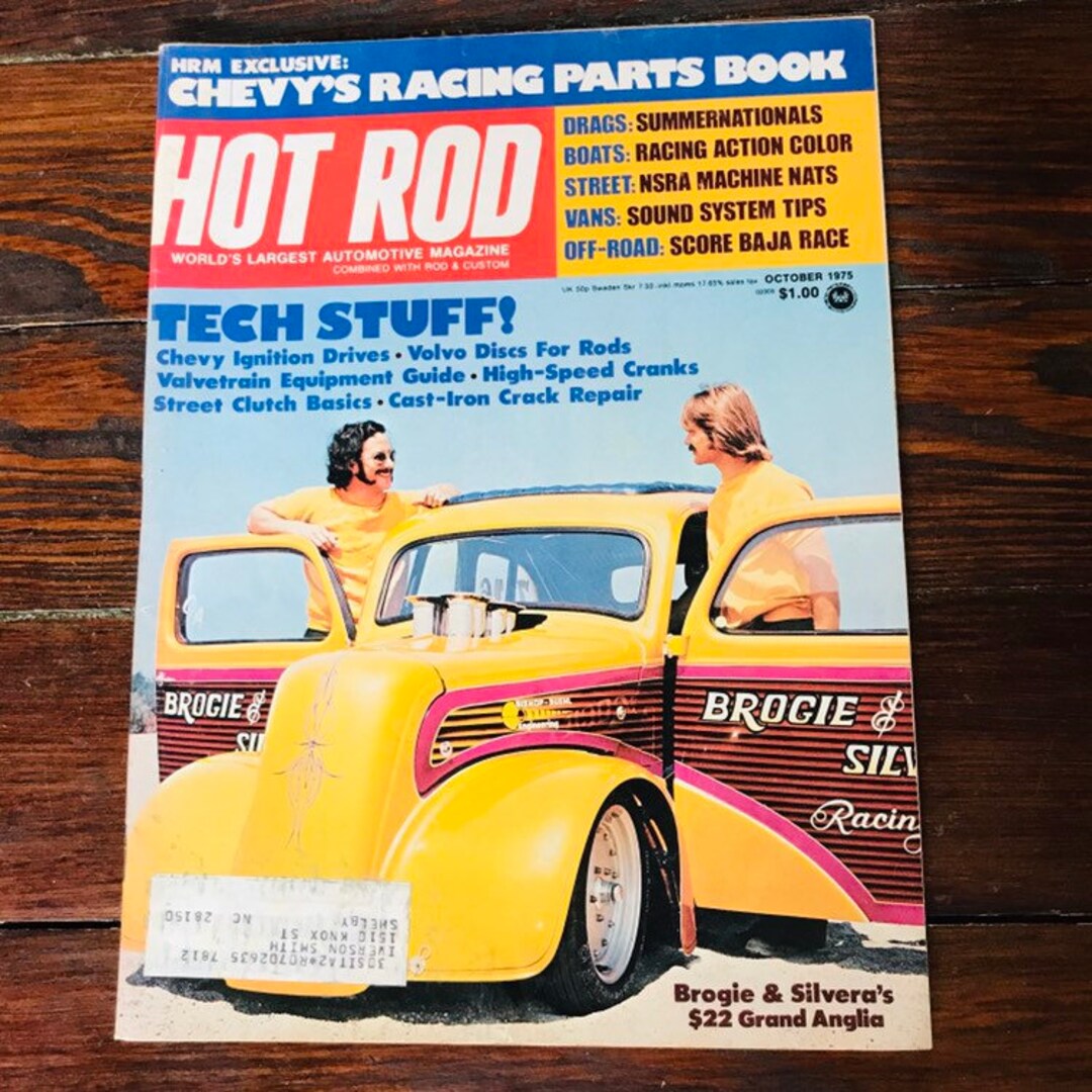 Hot Rod Magazine - October 1975 - Etsy