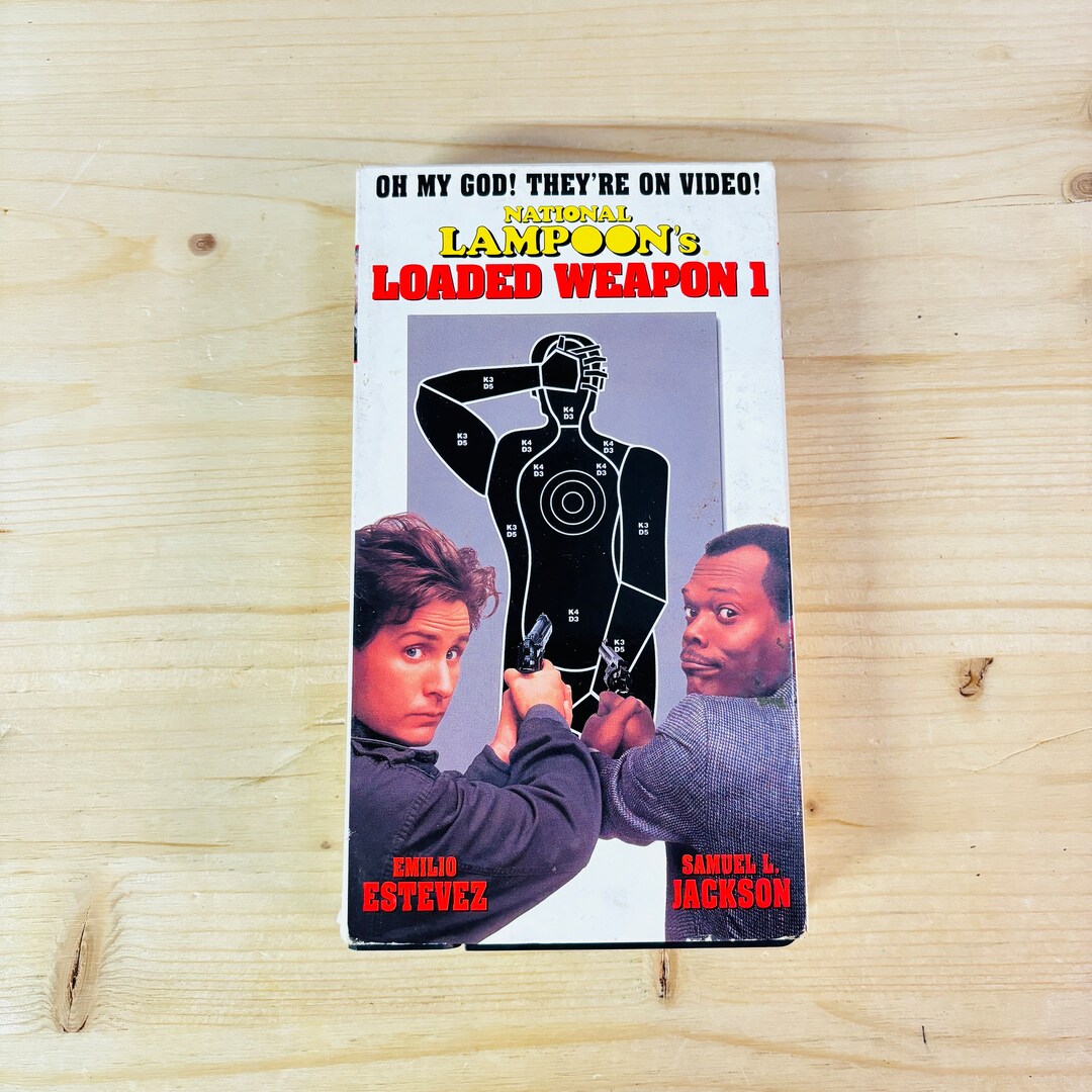 National Lampoons Loaded Weapon 1 VHS Tape - Etsy