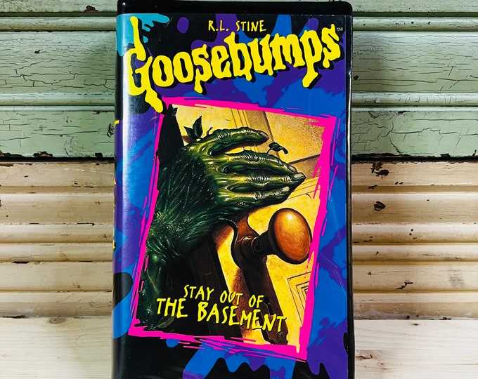 Goosebumps “stay Out of the Basement” VHS Tape - Etsy