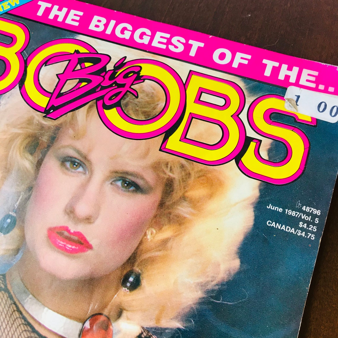 Big Boobs Magazine June 1987 | Etsy