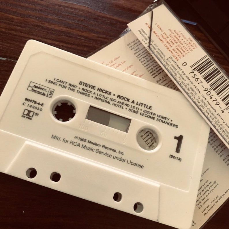 Stevie Nicks - Rock a Little Cassette Tape - Etsy