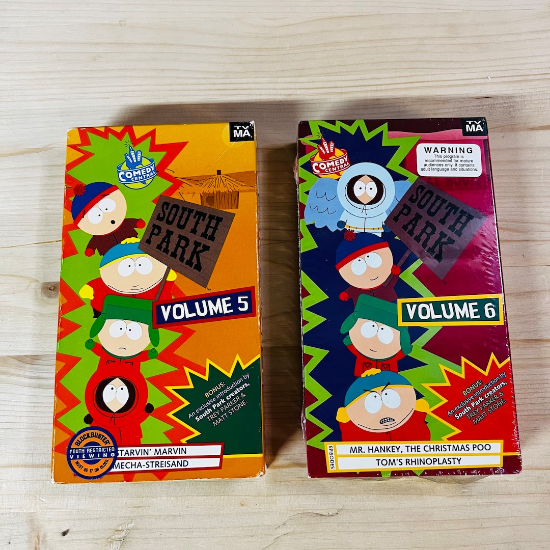 South Park Volume 5 and 6 VHS Tapes - Etsy