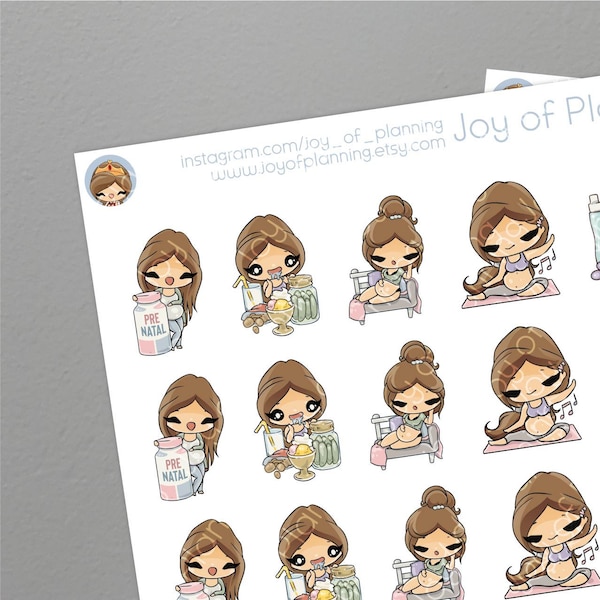 Pregnancy Stickers - Etsy