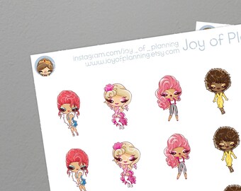 Drag Queen Sticker - Etsy