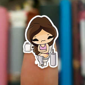 Upset Stomach Stickers / GI Upset Stickers / PMS Stickers / PMDD ...