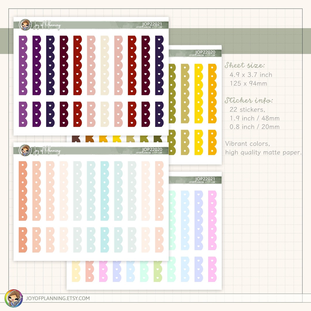 Checklist Stickers / Planner Stickers / Agenda Labels / Calendar ...