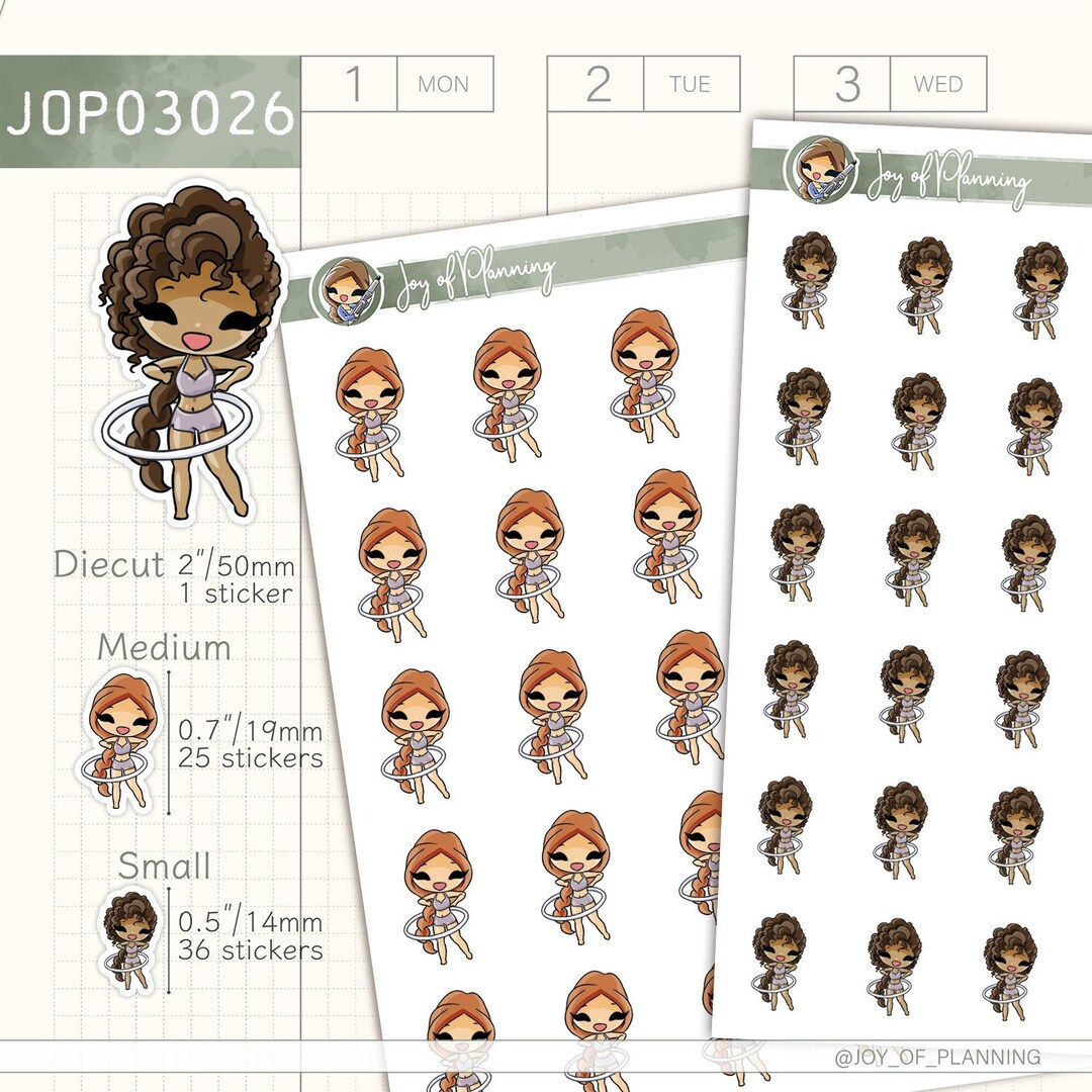 Cardio Stickers / Exercise Stickers / Workout Stickers / Planner ...