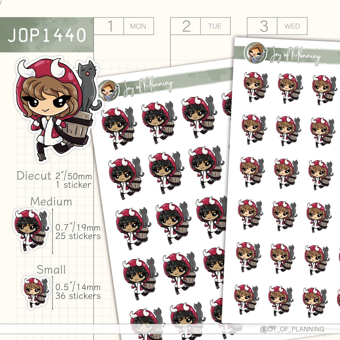 Krampus Stickers / Holiday Stickers / Christmas Stickers / New Year ...