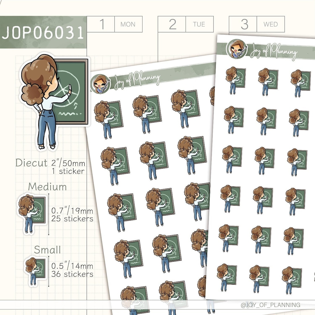 Classroom Stickers / Teacher Stickers / Homework Stickers / Planner ...
