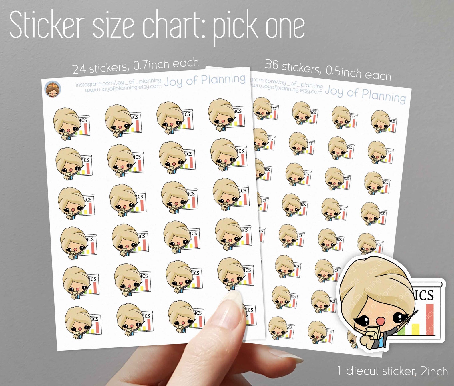 Presentation Stickers / Planner Stickers / JOP230 - Etsy