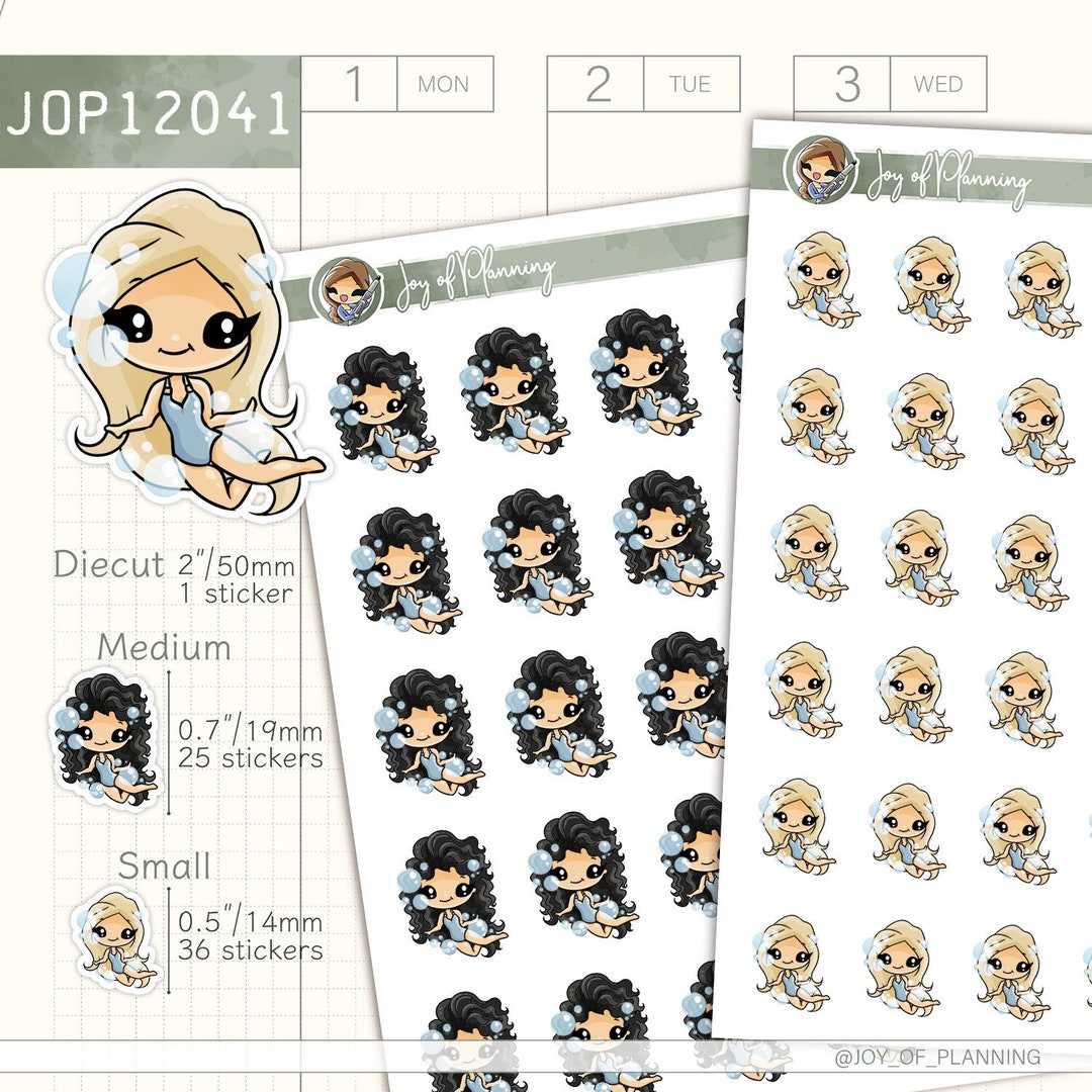 Swimming Stickers / Pool Day Stickers / Summer Planner / Summer ...