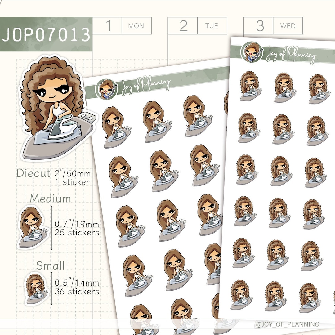 Laundry Stickers / Ironing Stickers / Folding Laundry Stickers ...