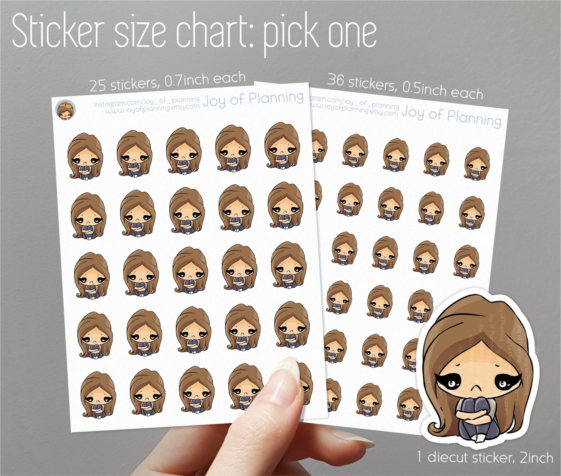 Upset Stickers / Planner Stickers / JOP944 - Etsy