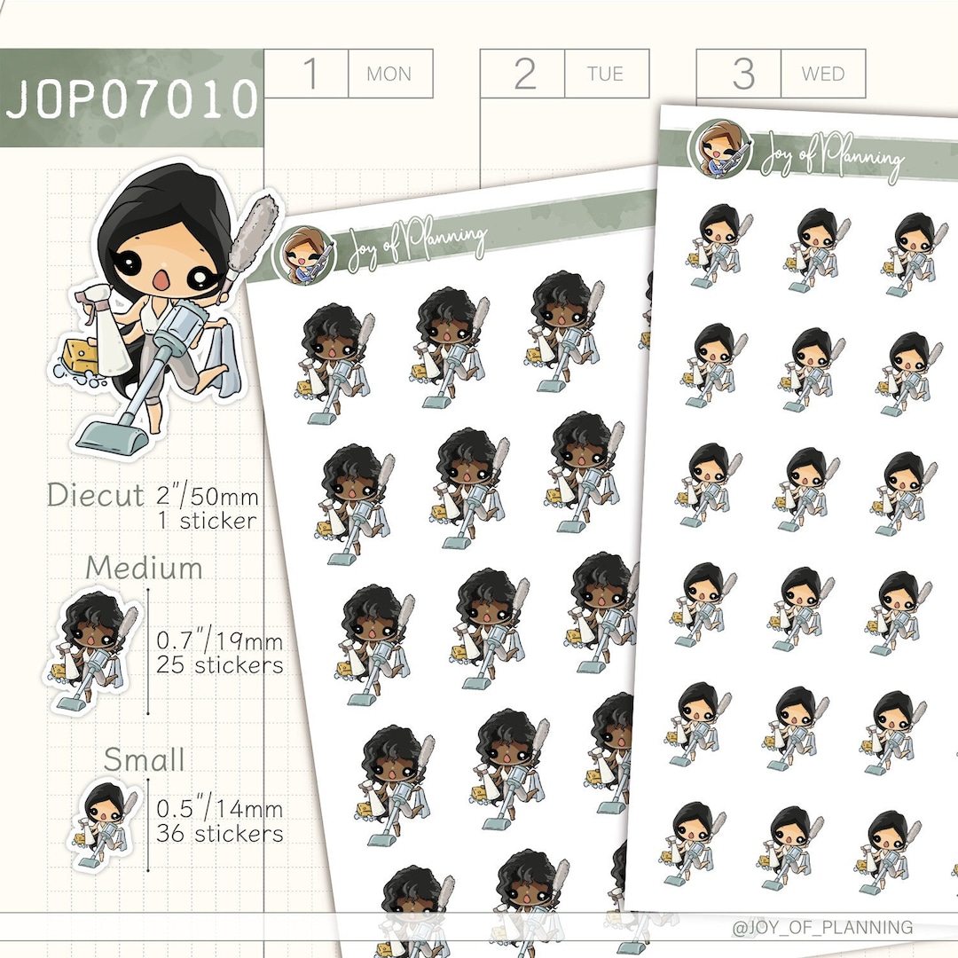 House Chores Stickers / Cleaning up Stickers / Tidying up Stickers ...