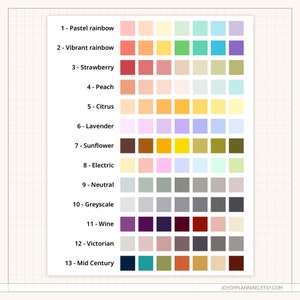 Quarter Box Functional Stickers / Planner Stickers / Agenda Labels ...