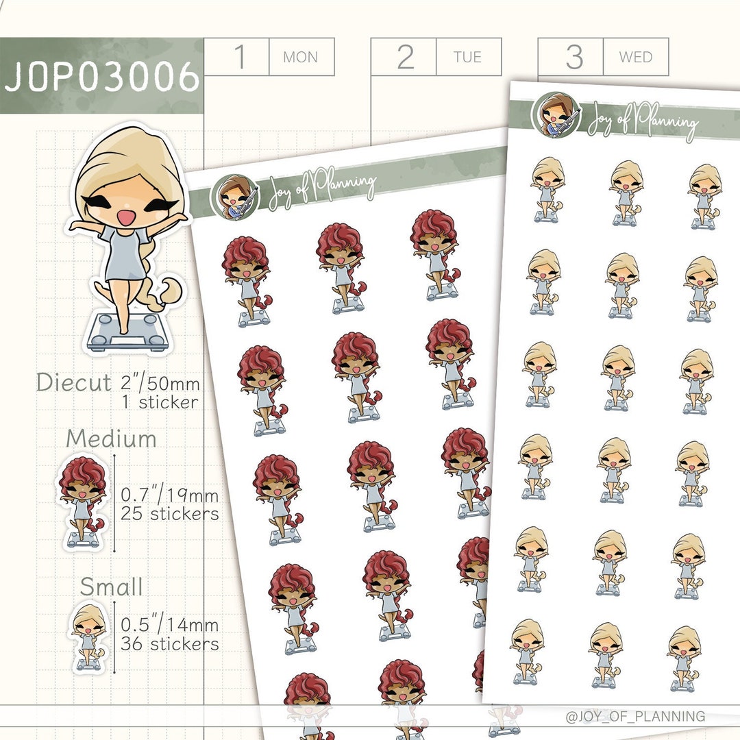 Weight Management Stickers / Weight Loss Stickers / Weight Gain ...