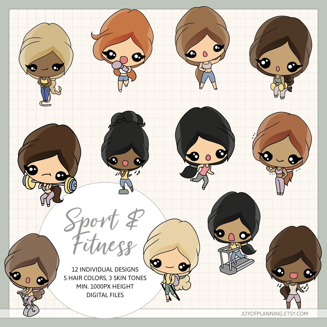 Digital Stickers / Instant Download Stickers / Fitness Stickers / Gym ...