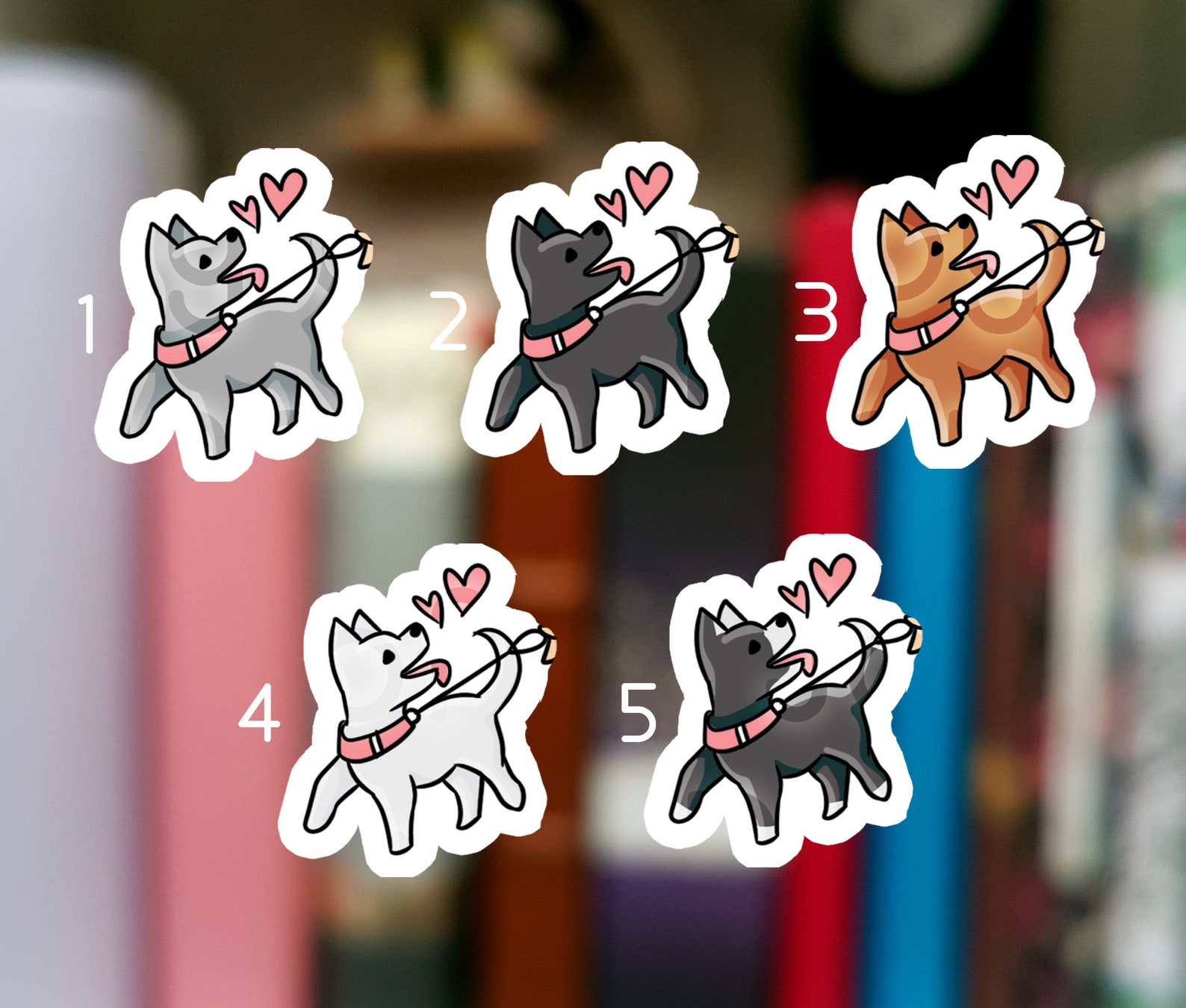 Dog Walk Stickers / Dog Stickers / Planner Stickers / JOP680 - Etsy