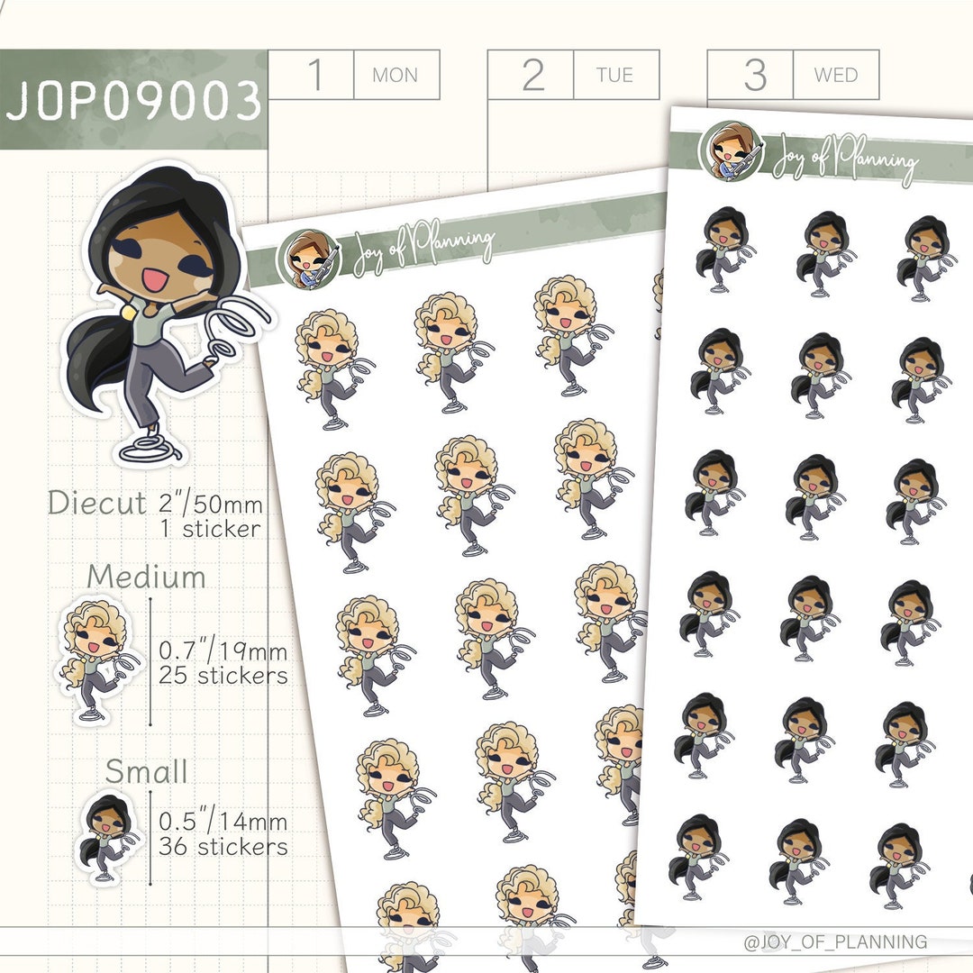 Spring in Your Step Stickers / Joyful Day Stickers / Joy Stickers / Joy ...