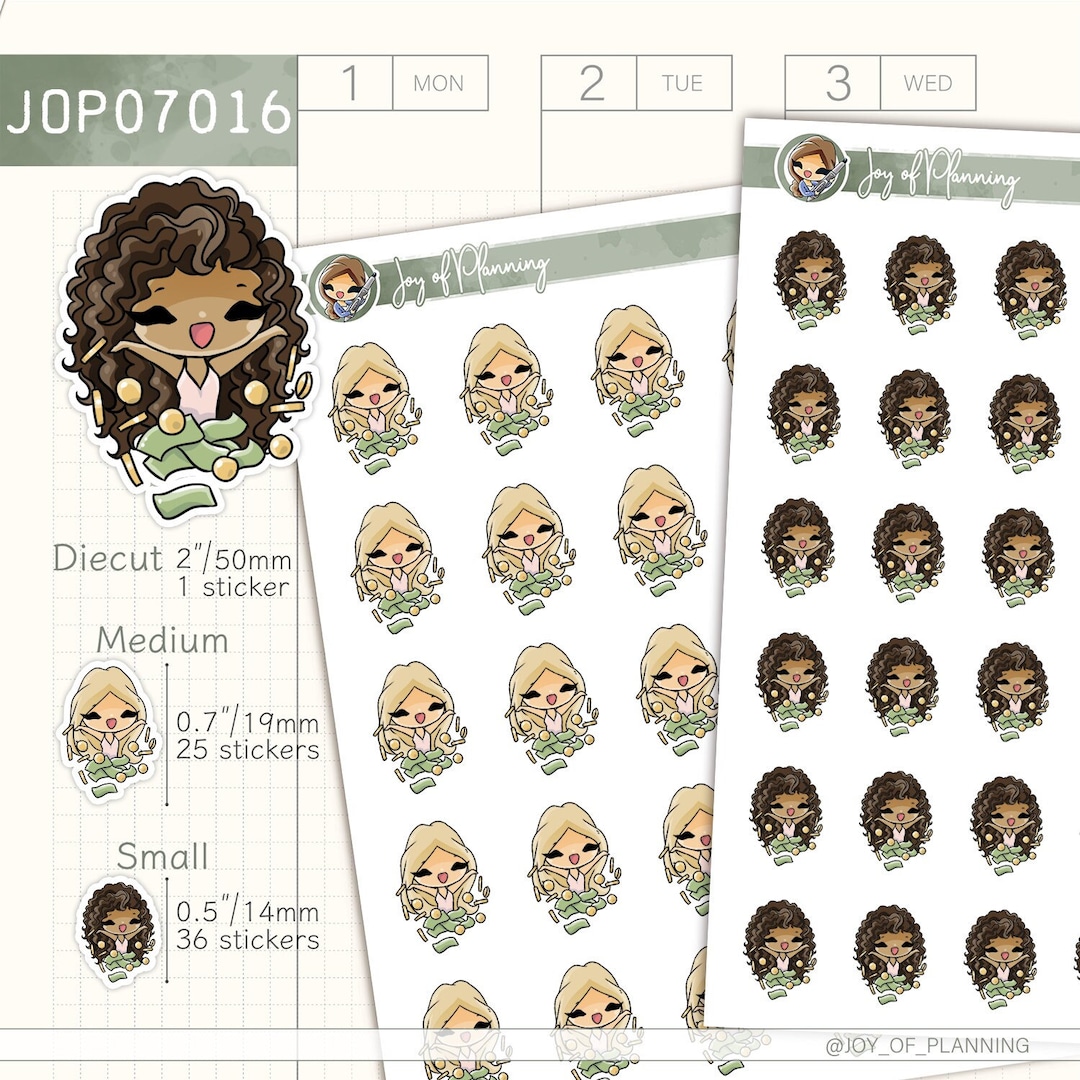 Salary Day Stickers / Pay-day Stickers / Planner Stickers / JOP07016 - Etsy