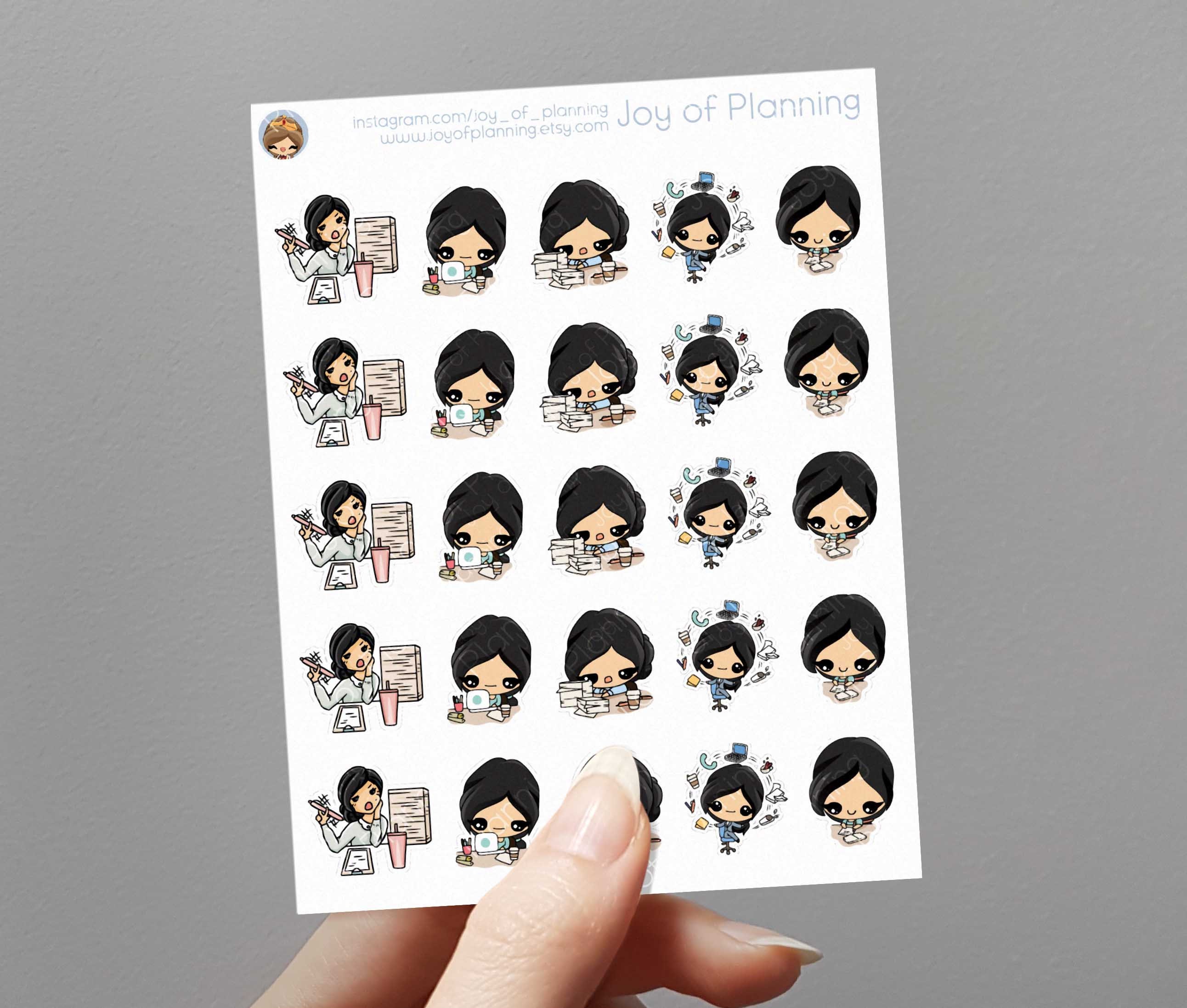 Office Stickers / Work Stickers / Planner Stickers / SAM004 - Etsy