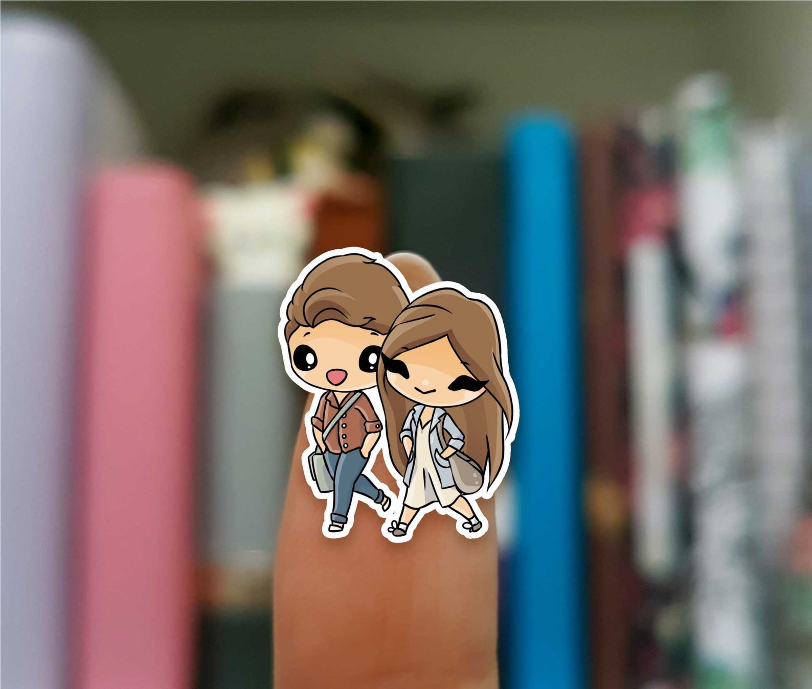 Walk Stickers / Friends Stickers / Couple Stickers / Planner Stickers ...