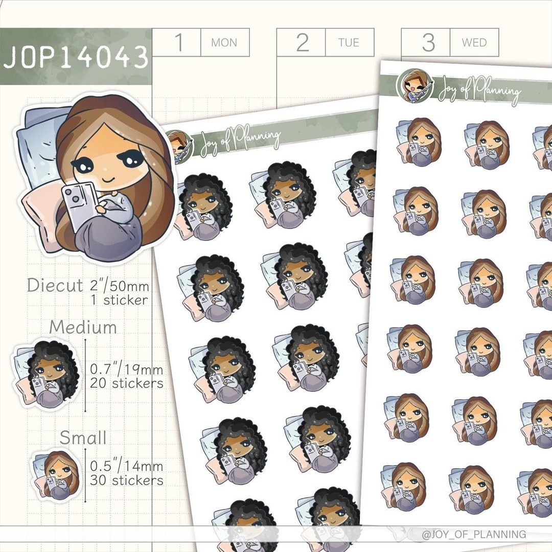 Phone Stickers / Scrolling Stickers / Browsing Stickers / Me Time ...