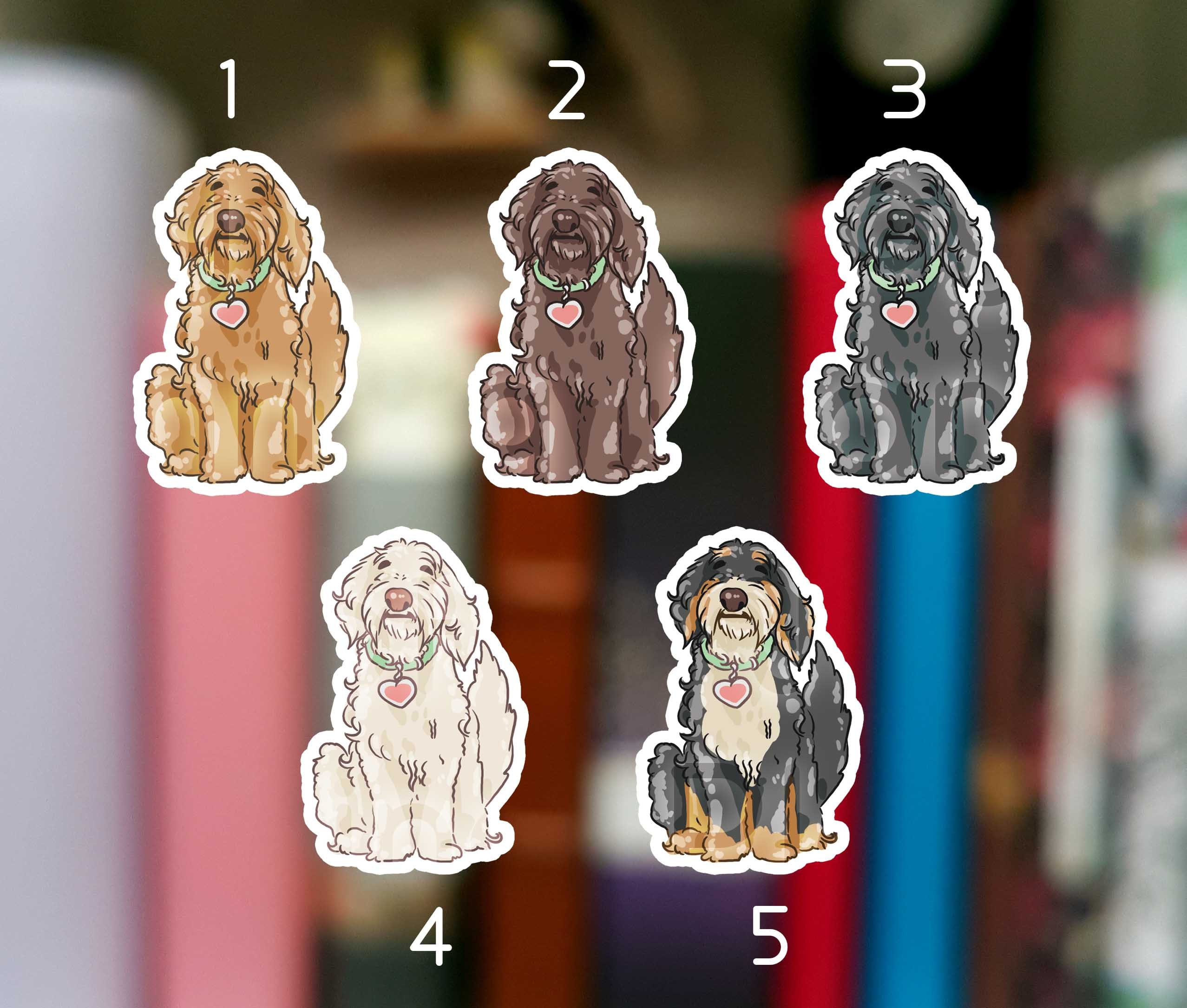 Labradoodle stickers / Poodle stickers / Planner Stickers / | Etsy