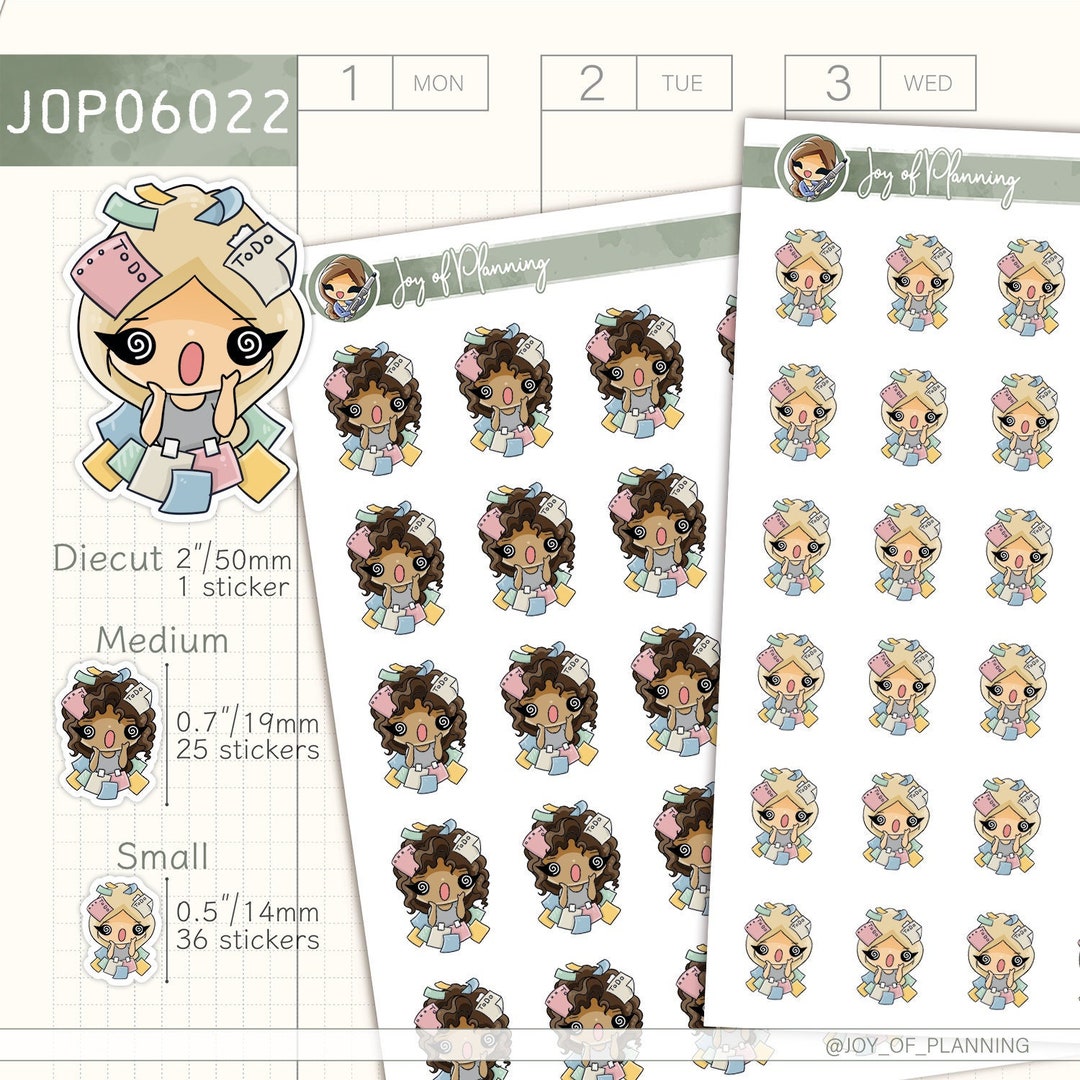 To-do List Stickers / To-do Overload / Planner Girl Stickers / Planner ...