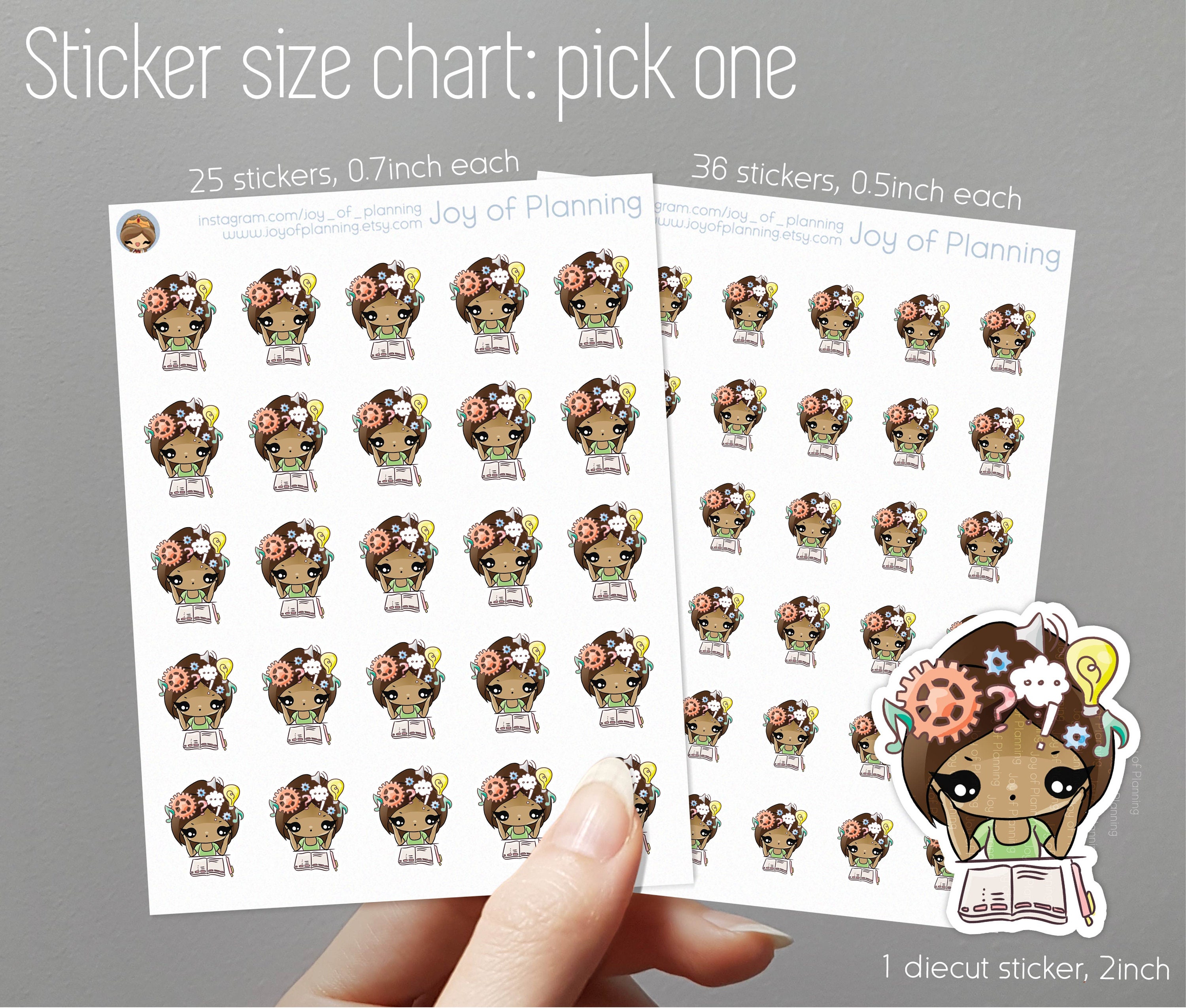 Executive Function Stickers / Spectrum Stickers / | Etsy