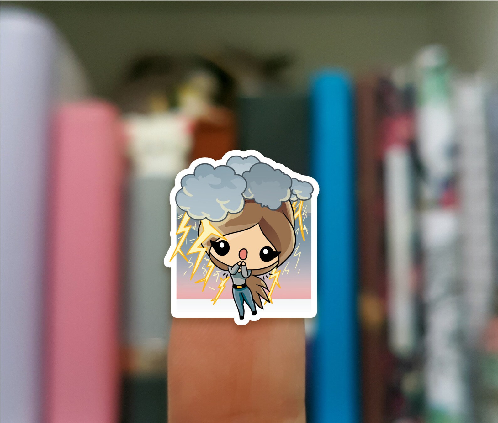 Thunderstorm Stickers / Thunder Stickers / Storm Stickers / - Etsy