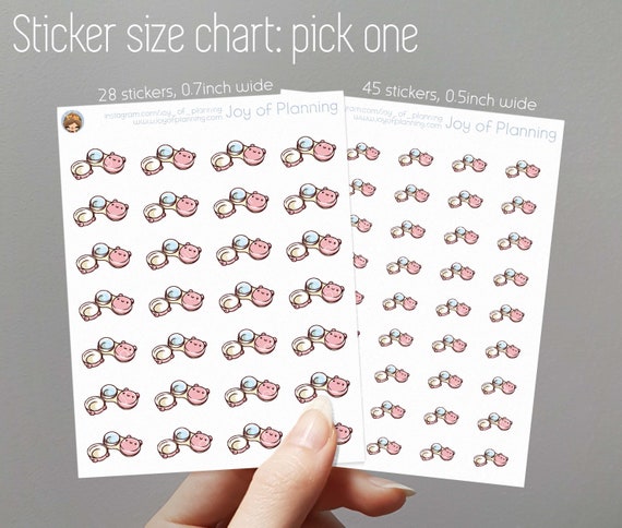 Contact Lens Stickers / Planner Stickers / ICO010 | Etsy